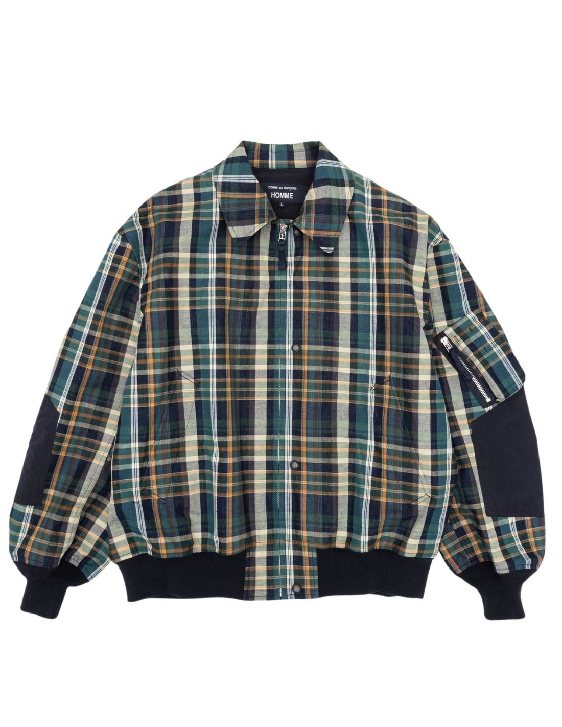 COMME des GARÇONS HOMME bomber jacket - Green